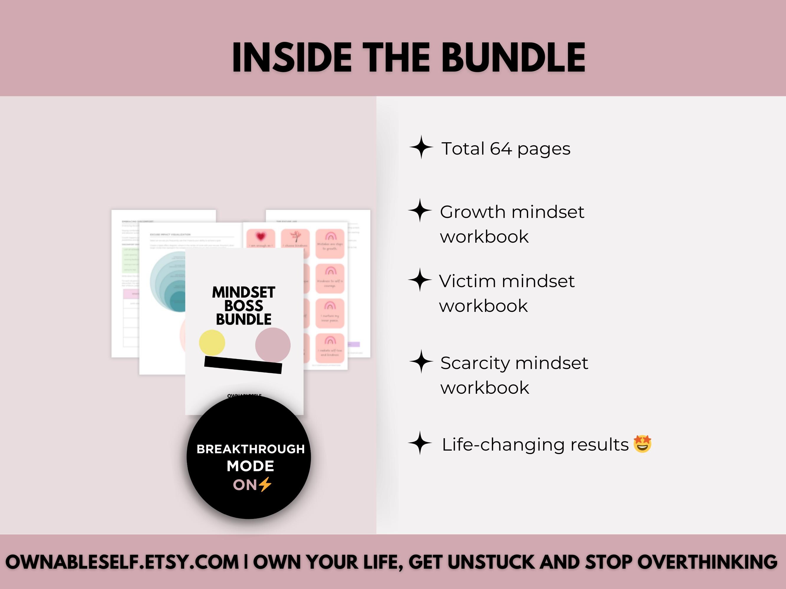 How to Change Mentality, How to Strengthen Your Mindset, Mindset Mastery Bundle, Growth Mindset ...