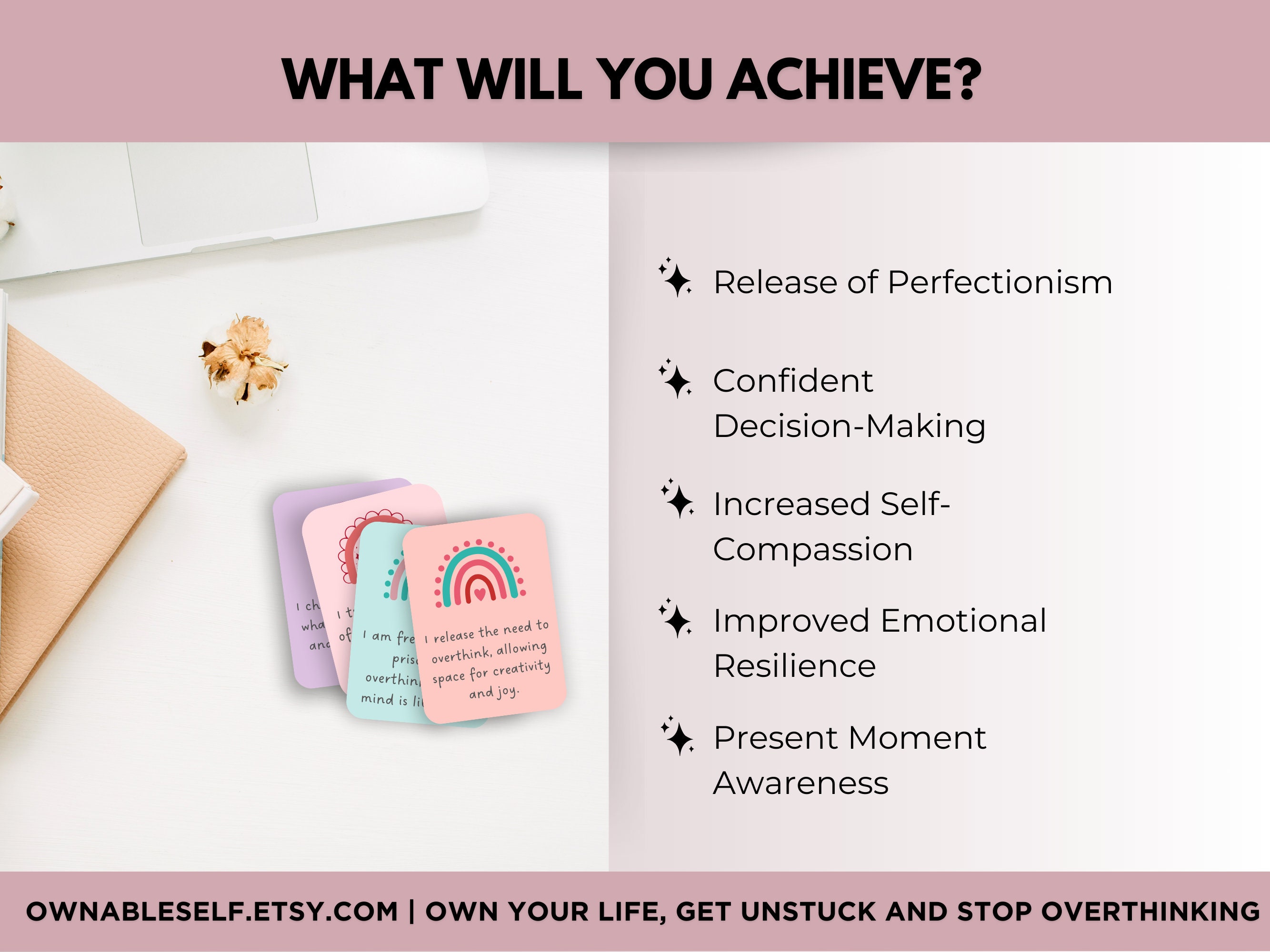 Affirmations for Anxiety, Overthinking Help, Calming Mantras for ...