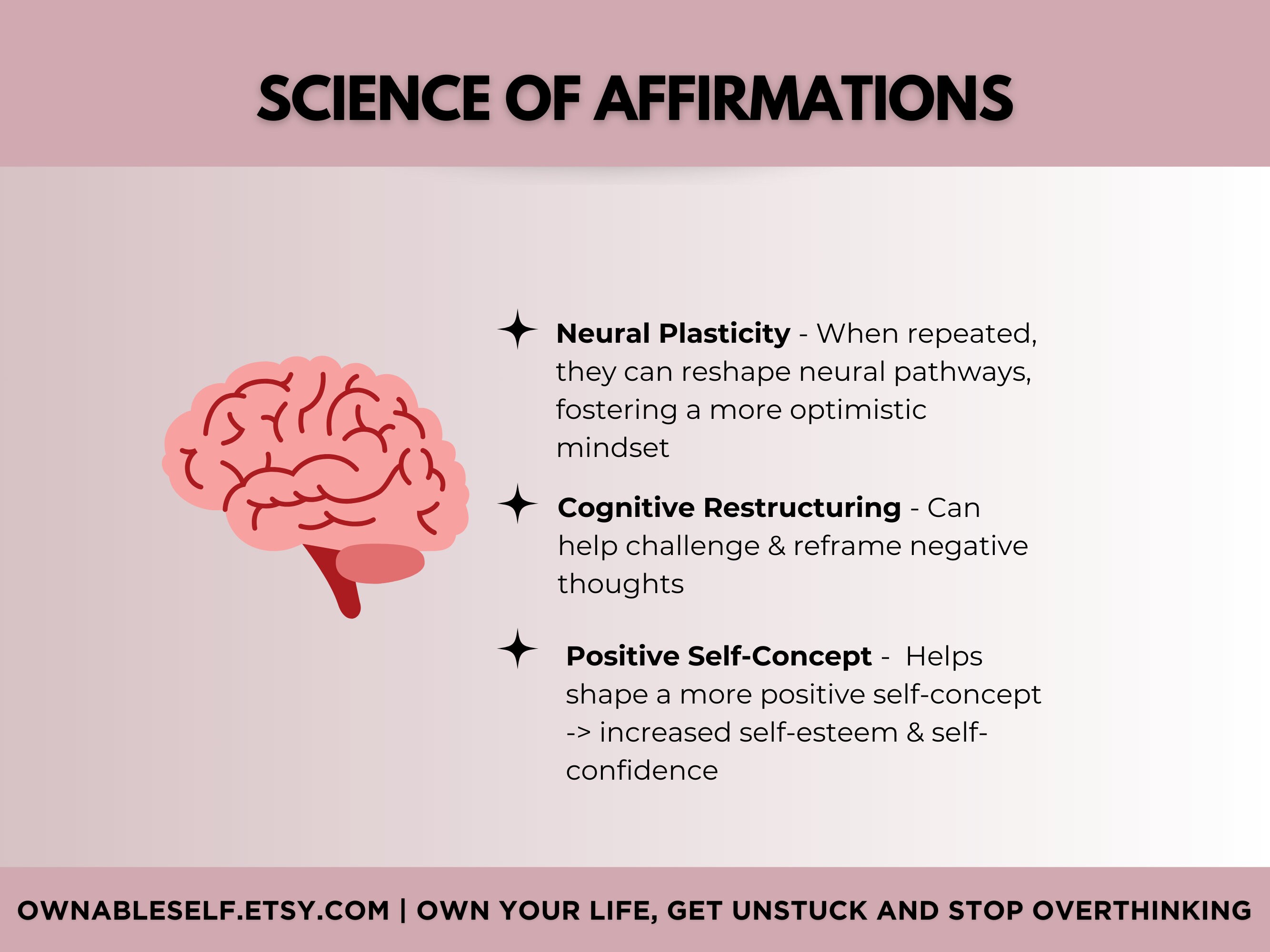 Affirmations for Anxiety, Overthinking Help, Calming Mantras for ...