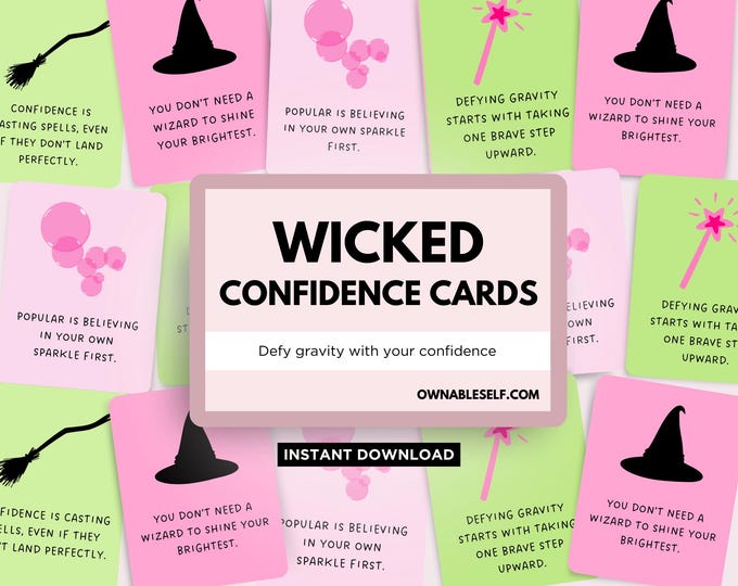 Wicked Affirmation Cards, Wicked Musical Quotes, Defying Gravity Quotes ...