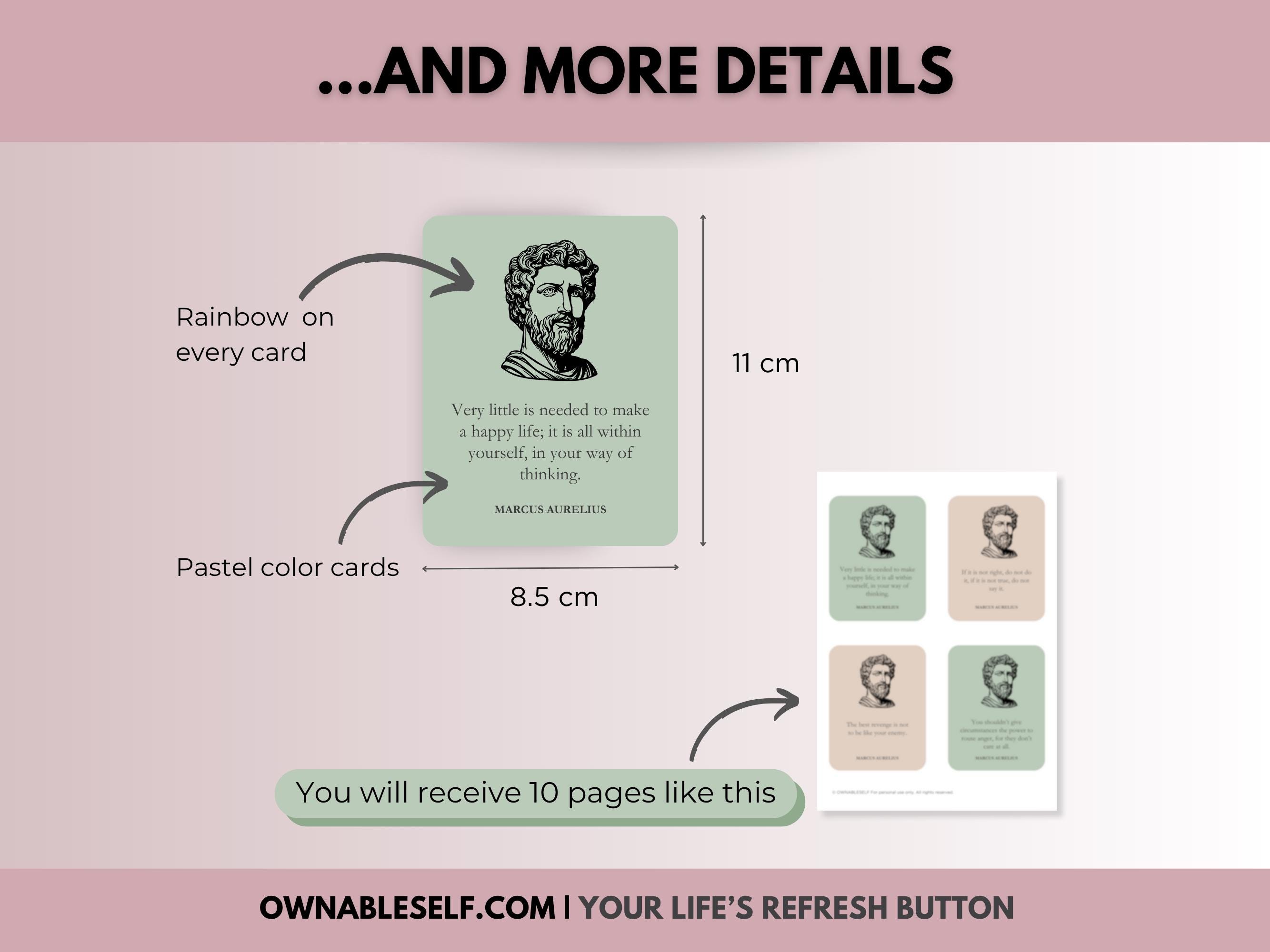 Stoic Reminders Printable, Stoic Quotes on Self Improvement, Seneca ...