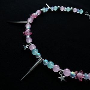 Handmade Pastel Necklace With Stars - Etsy