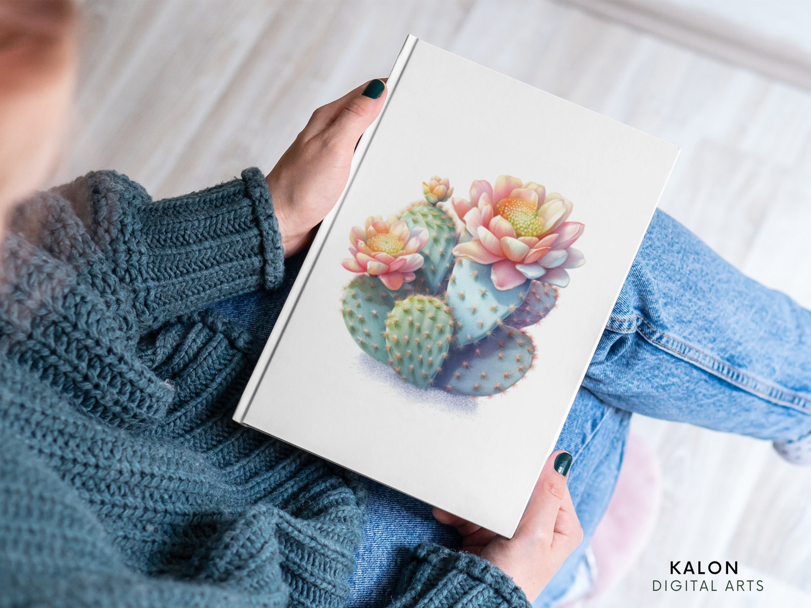 Cactus Pastel Watercolor Clipart Bundle Cactus Flower Clipart - Etsy