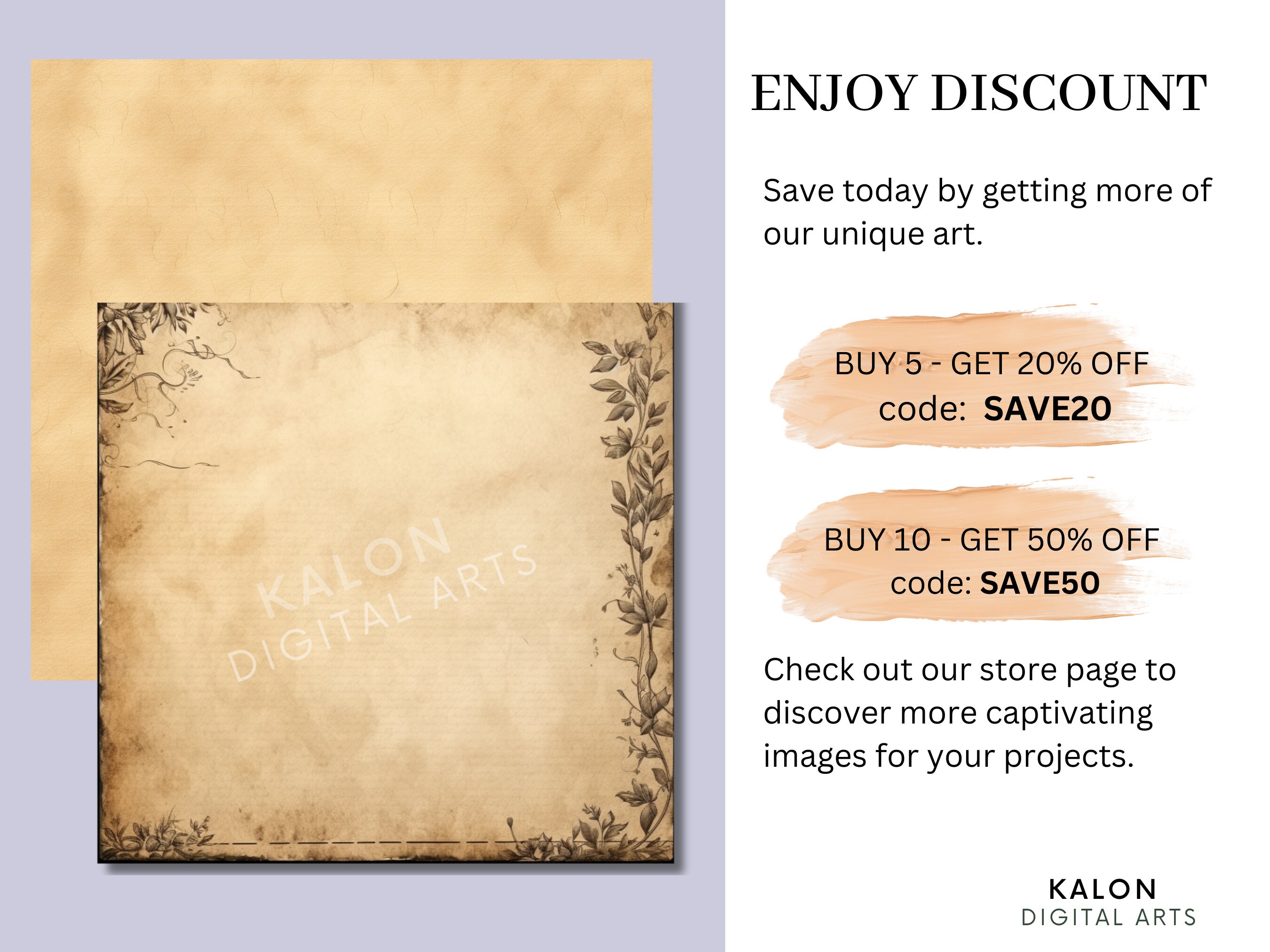 Vintage Paper Texture SVG Junk Journal Digital Pages PNG - Etsy