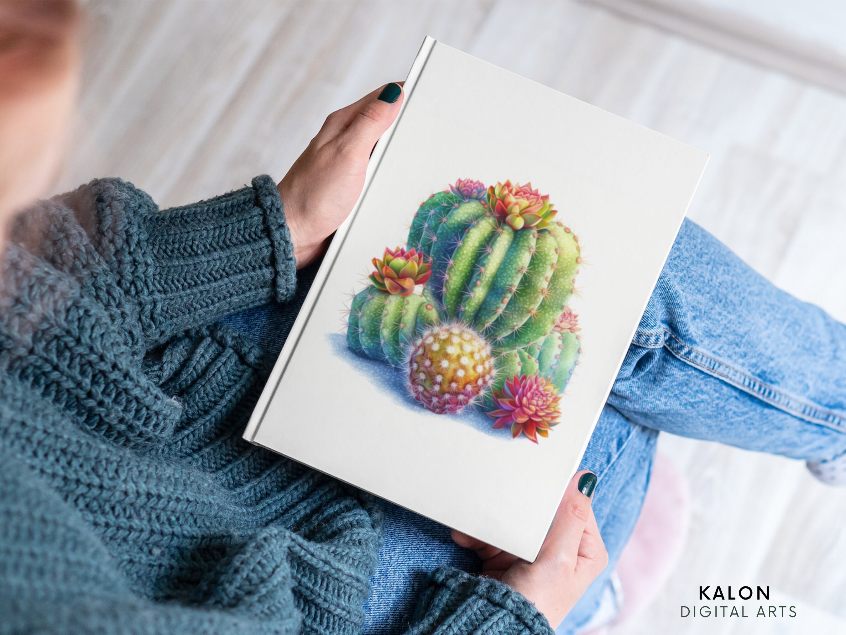 Desert Cactus Watercolor Clipart Bundle Succulent Plants PNG - Etsy