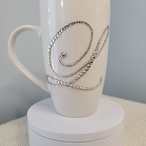 Personalized Custom Rhinestone Coffee Mug, Handmade - Etsy