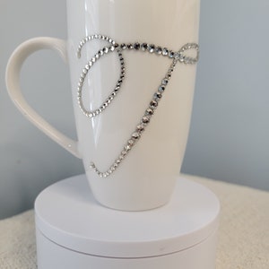 Personalized Custom Rhinestone Coffee Mug, Handmade - Etsy