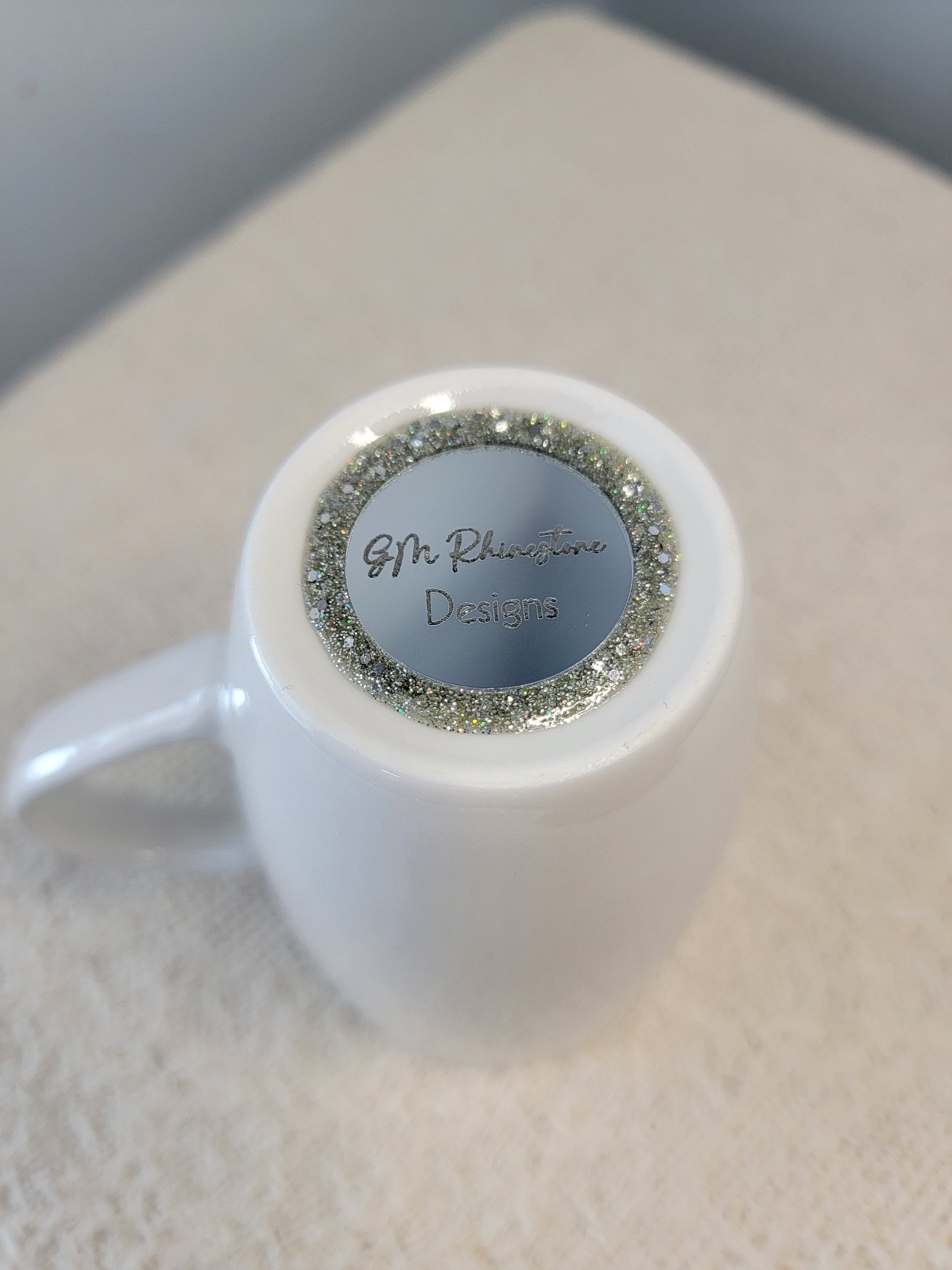 Personalized Custom Rhinestone Coffee Mug, Handmade - Etsy