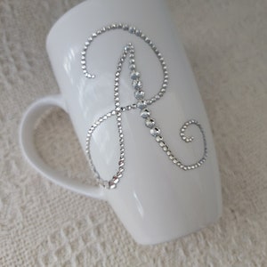 Personalized Custom Rhinestone Coffee Mug, Handmade - Etsy
