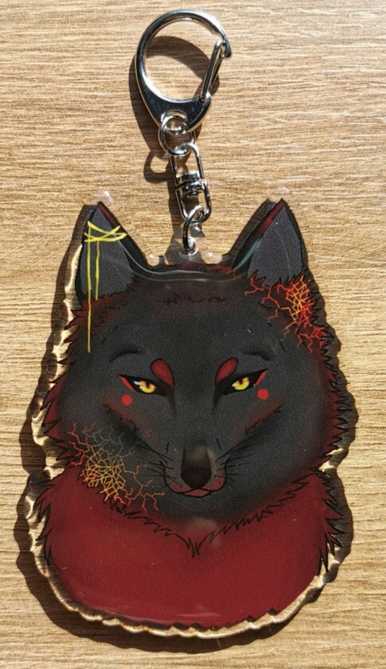 ENTAINITI Webtoon Comic Anime Manga Wolf Hell Hound WEREWOLVES Keychain ...