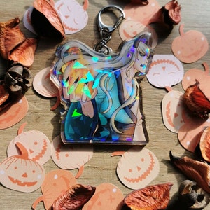 ENTAINITI Webtoon Comic Anime Manga Devil Horns Keychain Acryl - Etsy