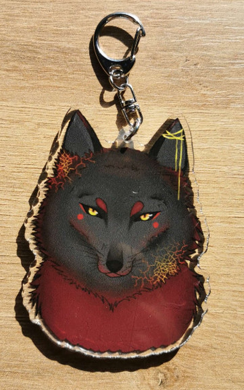 ENTAINITI Webtoon Comic Anime Manga Wolf Hell Hound WEREWOLVES Keychain ...