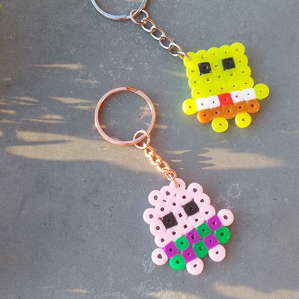 Spongebob Keychain - Etsy