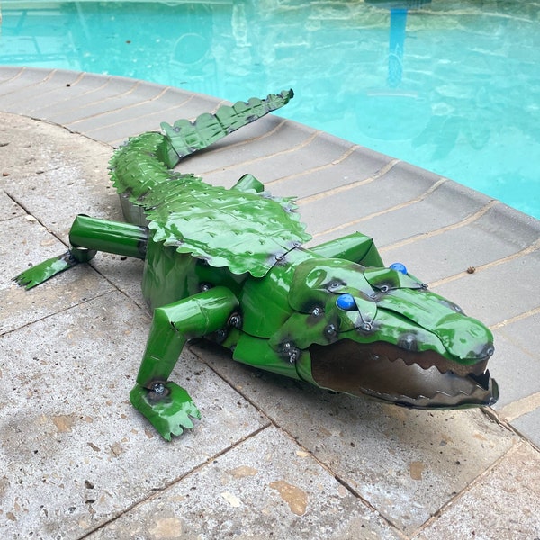 Metal Alligator - Etsy