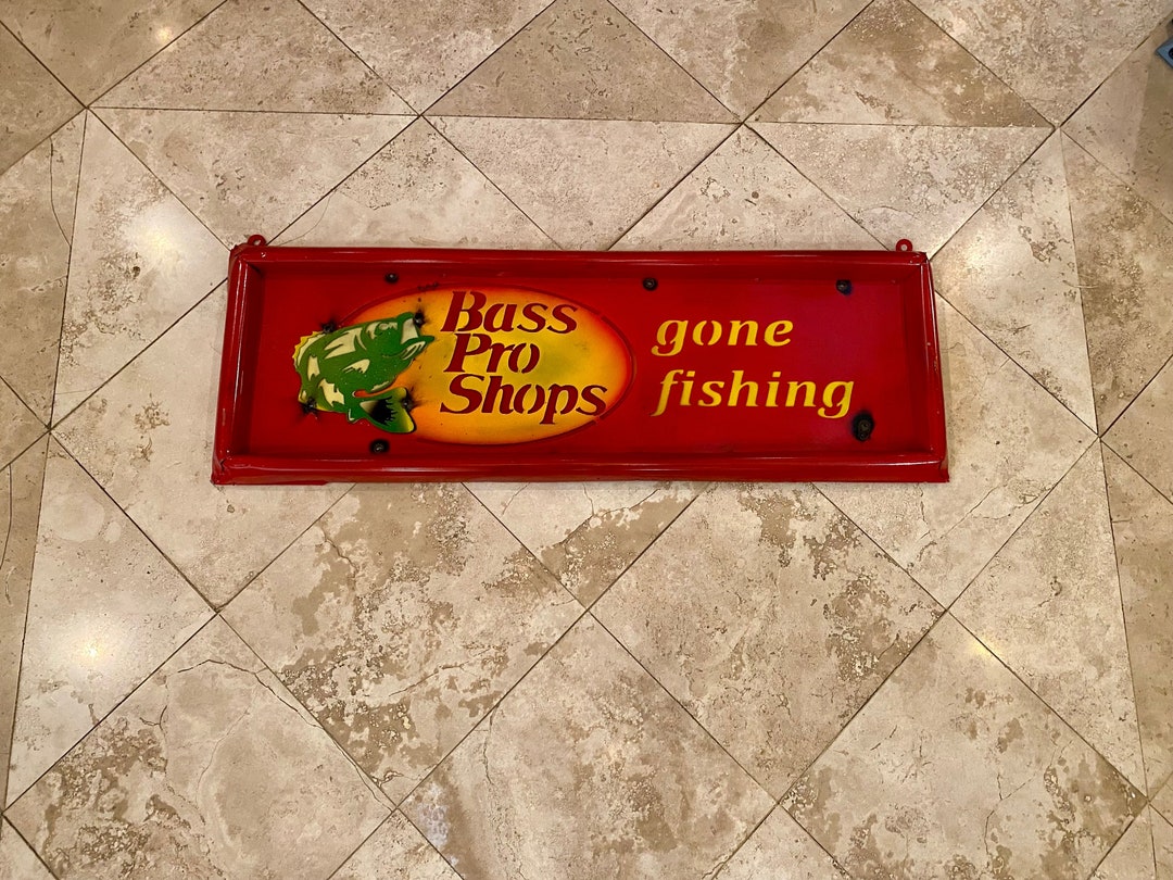 Bass Pro Shops Metal Tailgate Sign Mancave Decor - Etsy