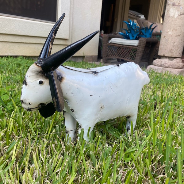 Metal Goat Yard Decoration - Etsy