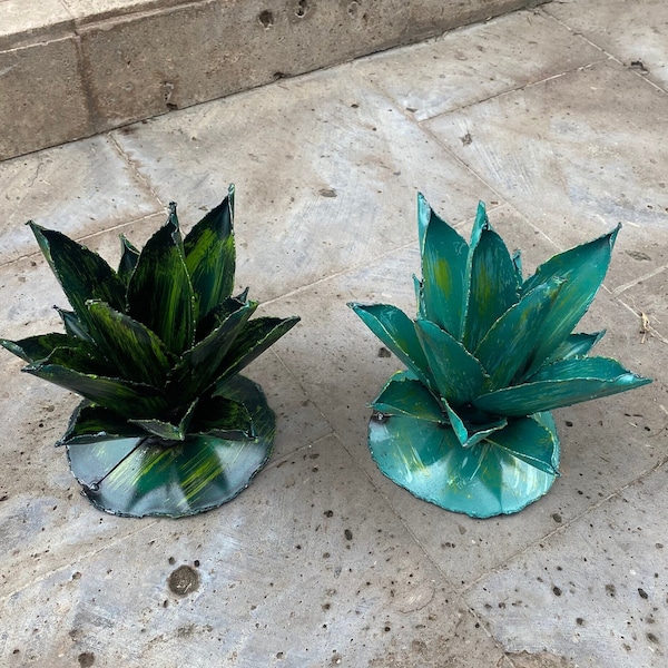 Metal Agave Yard Art - Etsy