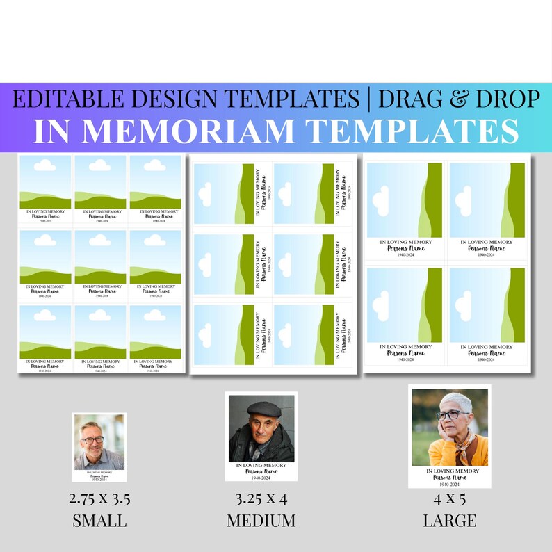 In Memoriam Templates, Editable Templates, Template Bundles, Magnet ...
