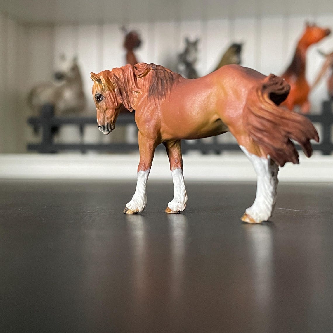 CM Sir Billiam Chestnut Draft Horse - Etsy