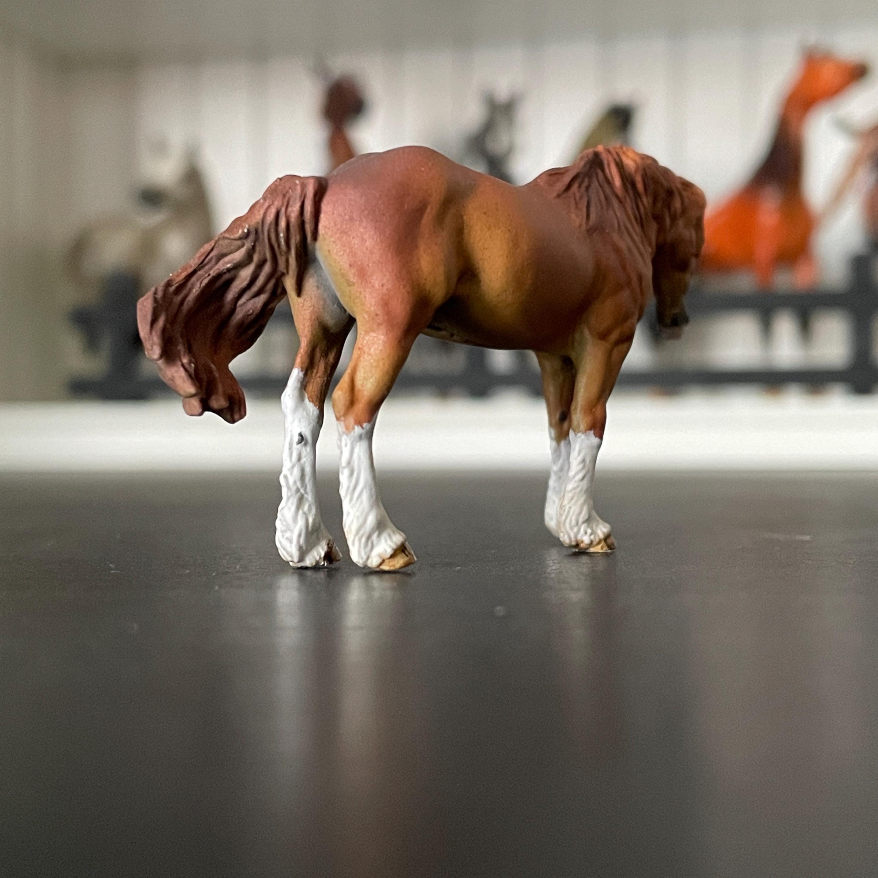 CM Sir Billiam Chestnut Draft Horse - Etsy