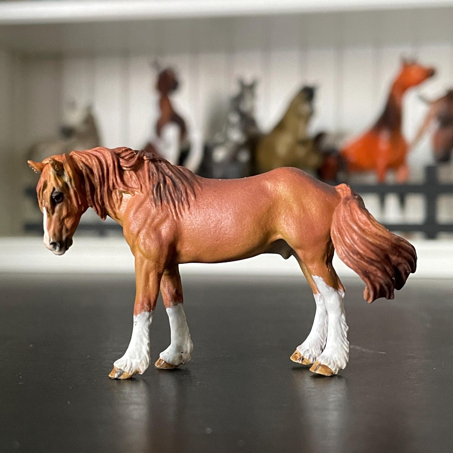 CM Sir Billiam Chestnut Draft Horse - Etsy