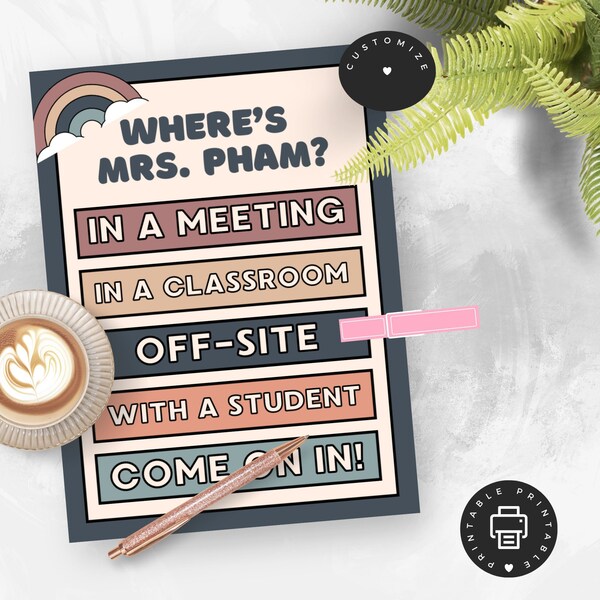 Office Door Sign - Etsy