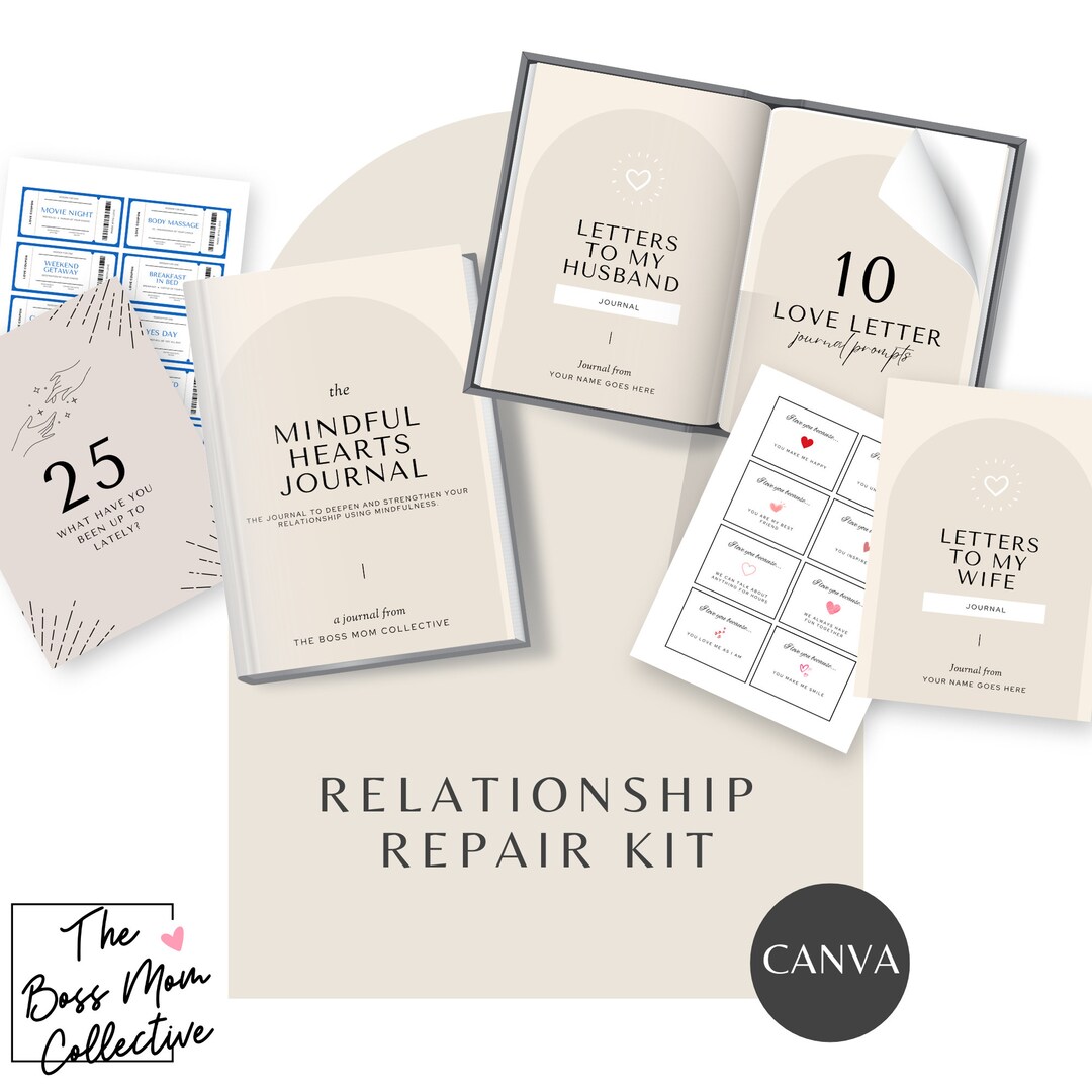 Therapist Customizable Relationship Repair Kit | MFT Kit | Couples ...