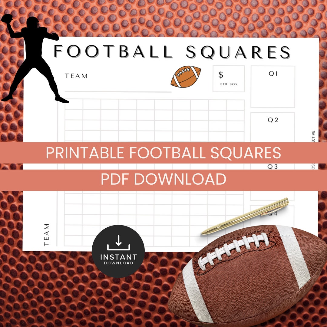 Football Squares | Football Boxes | Fantasy Football Bets | Football ...