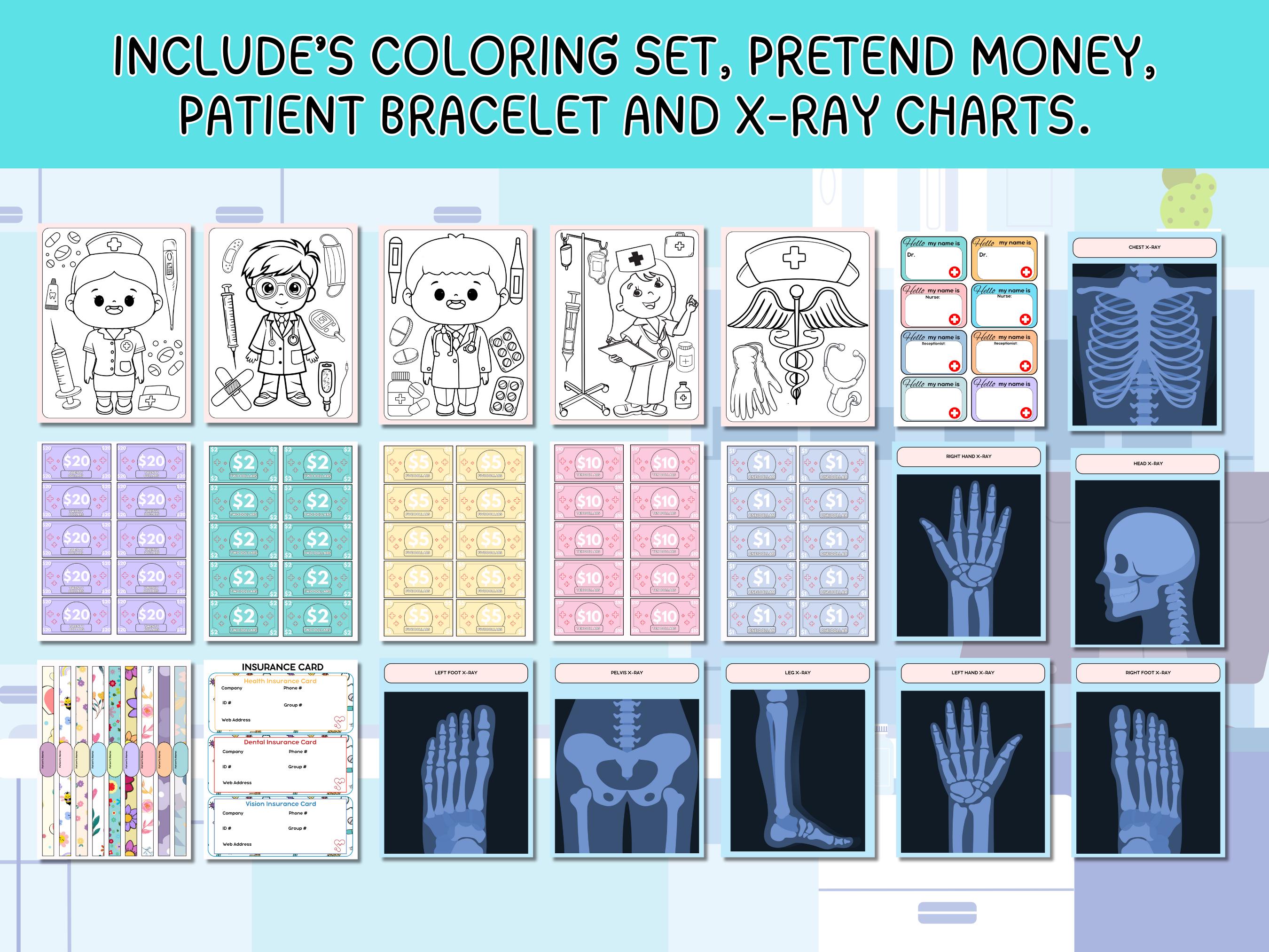 Doctor's Office Pretend Play Printables | Fun Medical Role-play ...