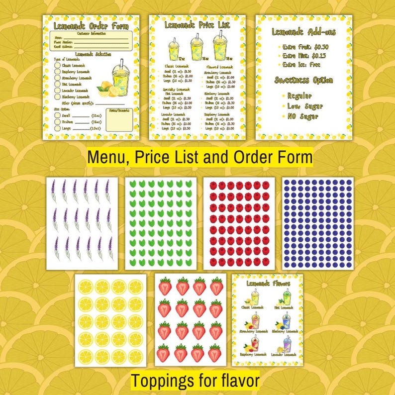 Lemonade Stand Dramatic Play Set |pretend Play |imaginative Play ...