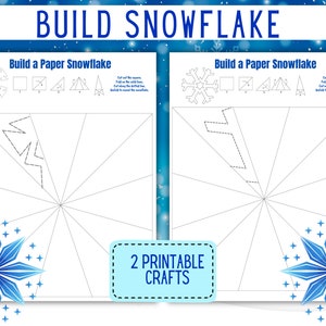Christmas Crafts for Kids | Christmas Eve Activity | Build a Snowflake ...