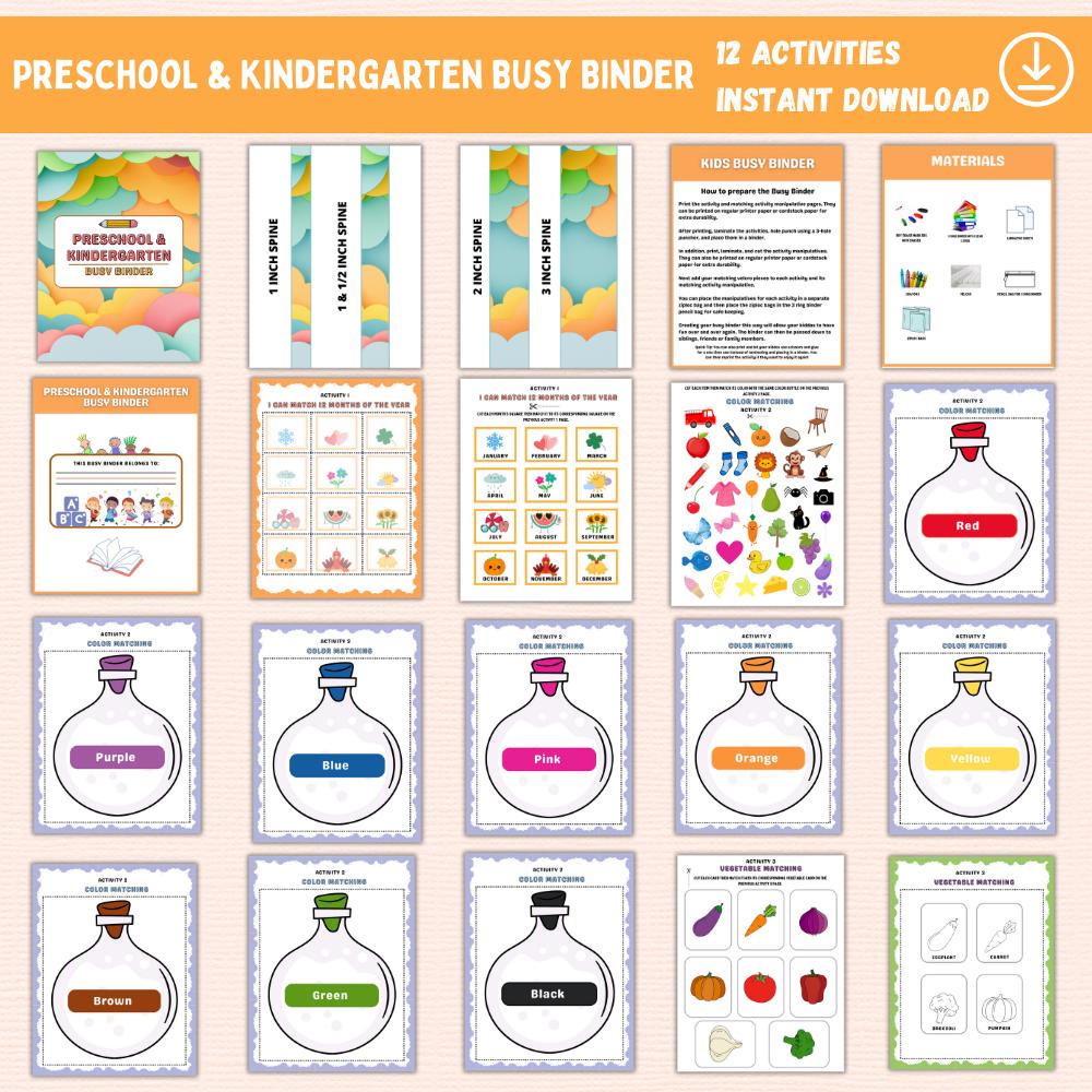 Preschool Curriculum - Printable Worksheets - Learning Activities for ...