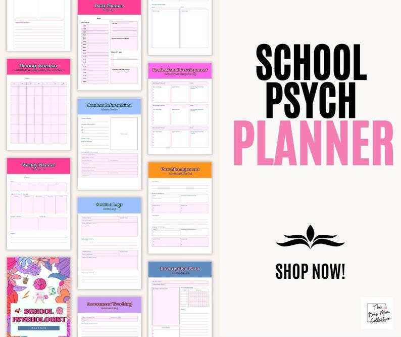 School Psychologist | Digital Planner | Digital Download | iPad Planner ...