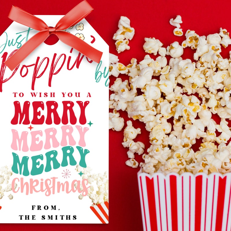 Christmas Popcorn - Etsy