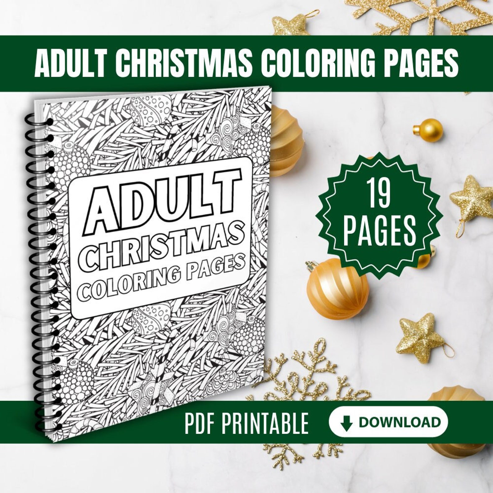 Christmas Coloring Book | Pdf Download | Christmas Games | Christmas ...