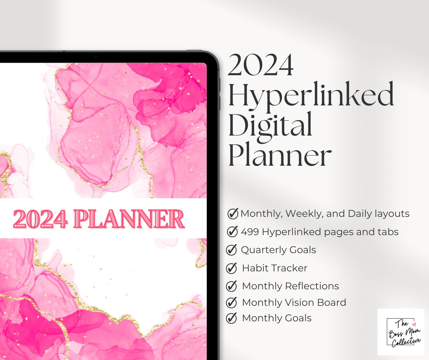 2024 Digital Planner | Goodnotes Planner | Dated Digital Planner | iPad ...