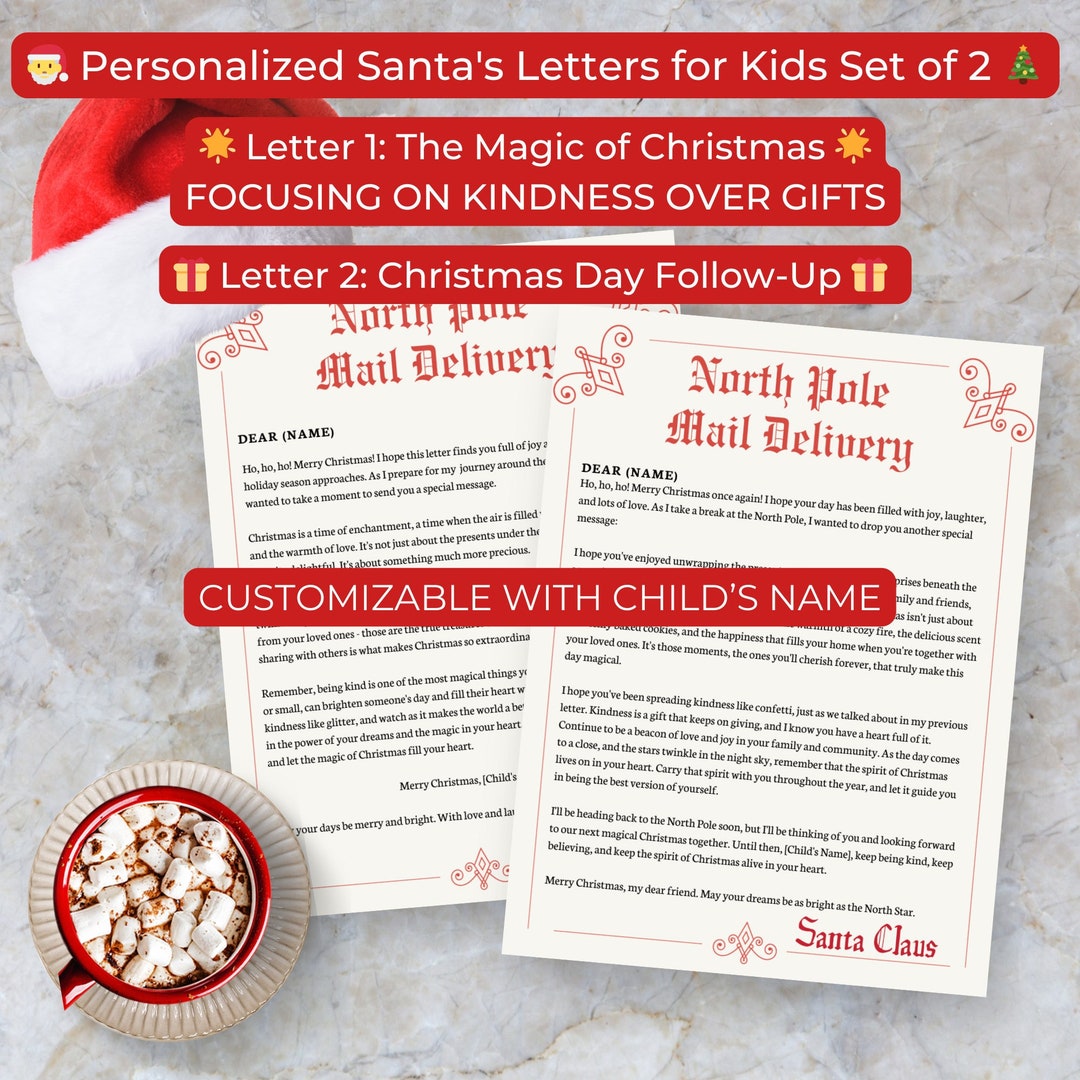 Nice List Certificate | Santas Nice List | Santa Letter Certificate ...