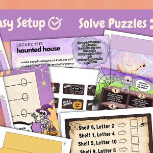 Kids Escape Room Kit | Printable Halloween Adventure | Fun Family Game ...