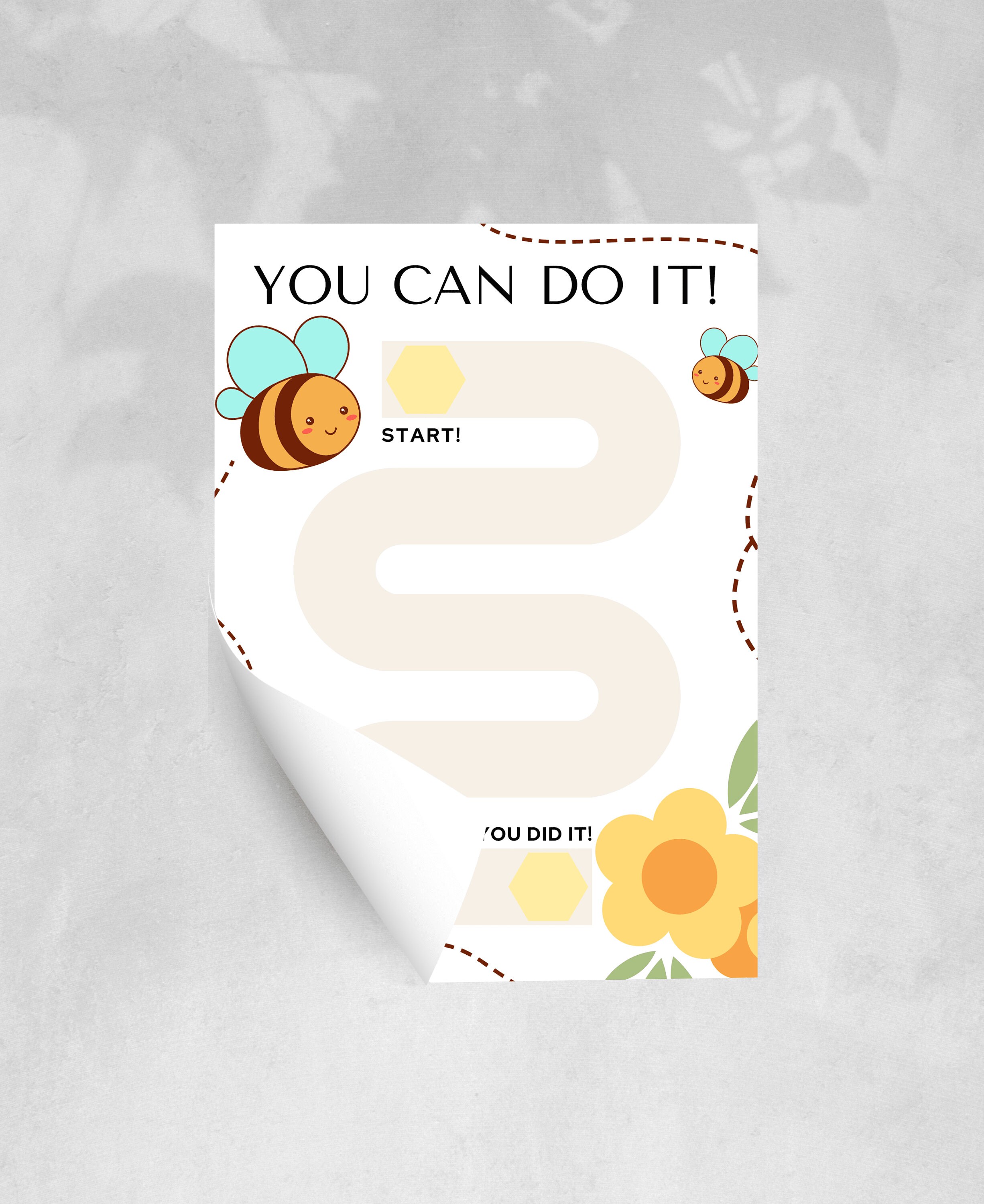 Sticker Reward Chart - Bee Theme - Etsy