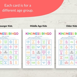Kindness Bingo Cards for Kids | Printable Acts of Kindness | Kid’s ...