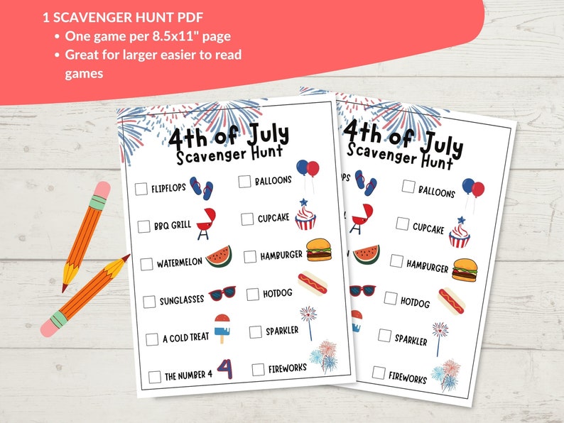 Fourth of July Activity Bundle | Printable Fourth of July Word Games ...