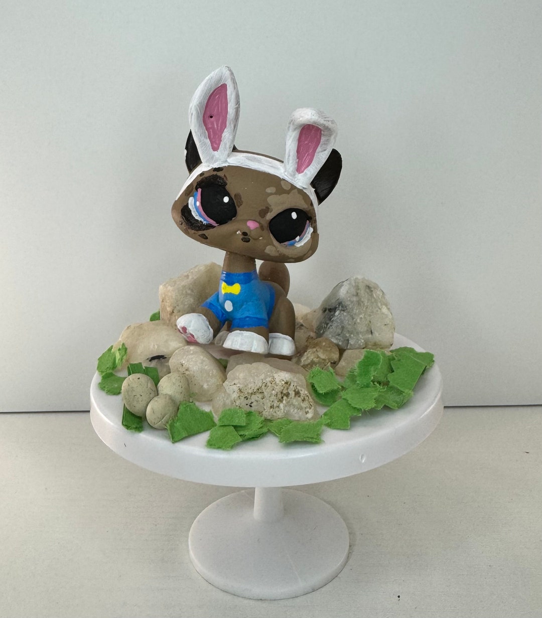LPS Custom Cat Easter Bunny - Etsy