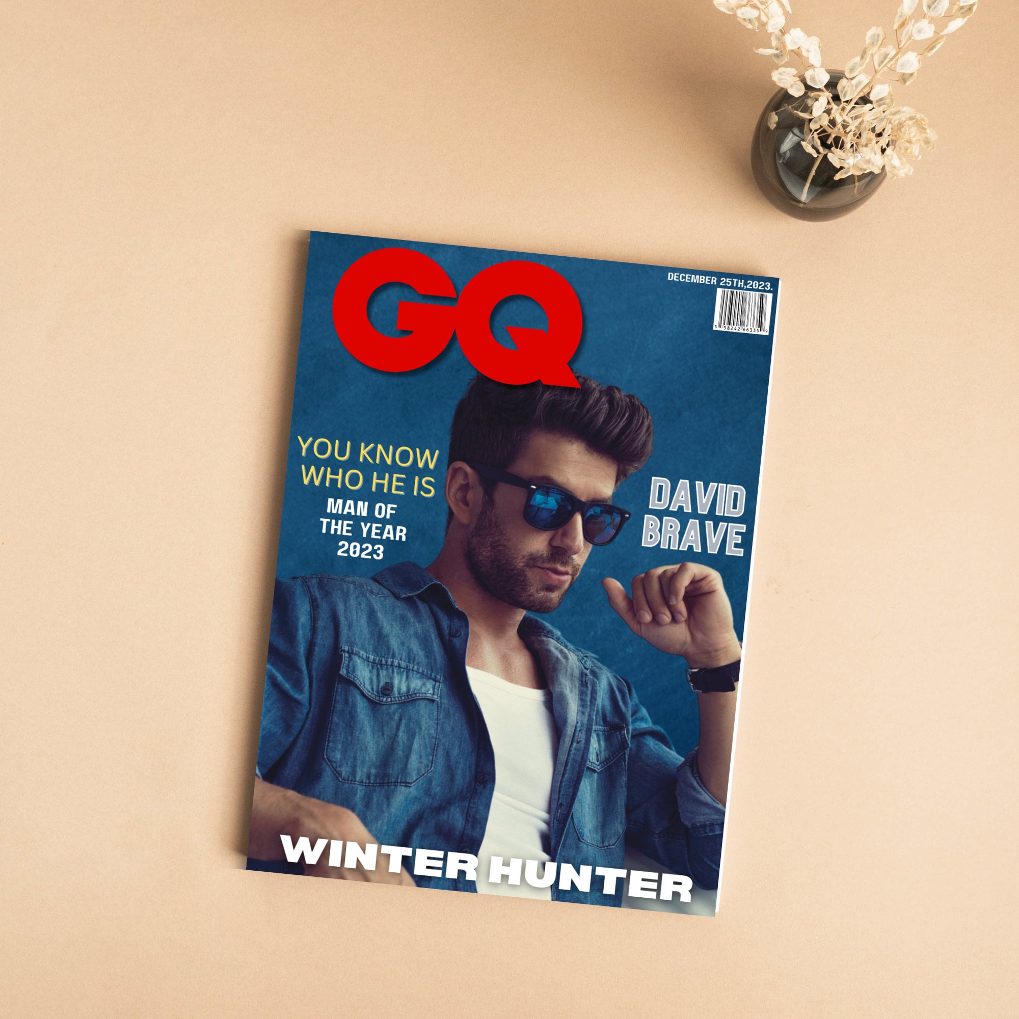 Mens Fake Magazine Covers