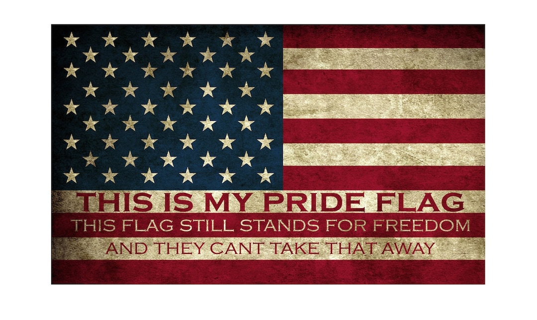This is My Pride American Flag - Etsy