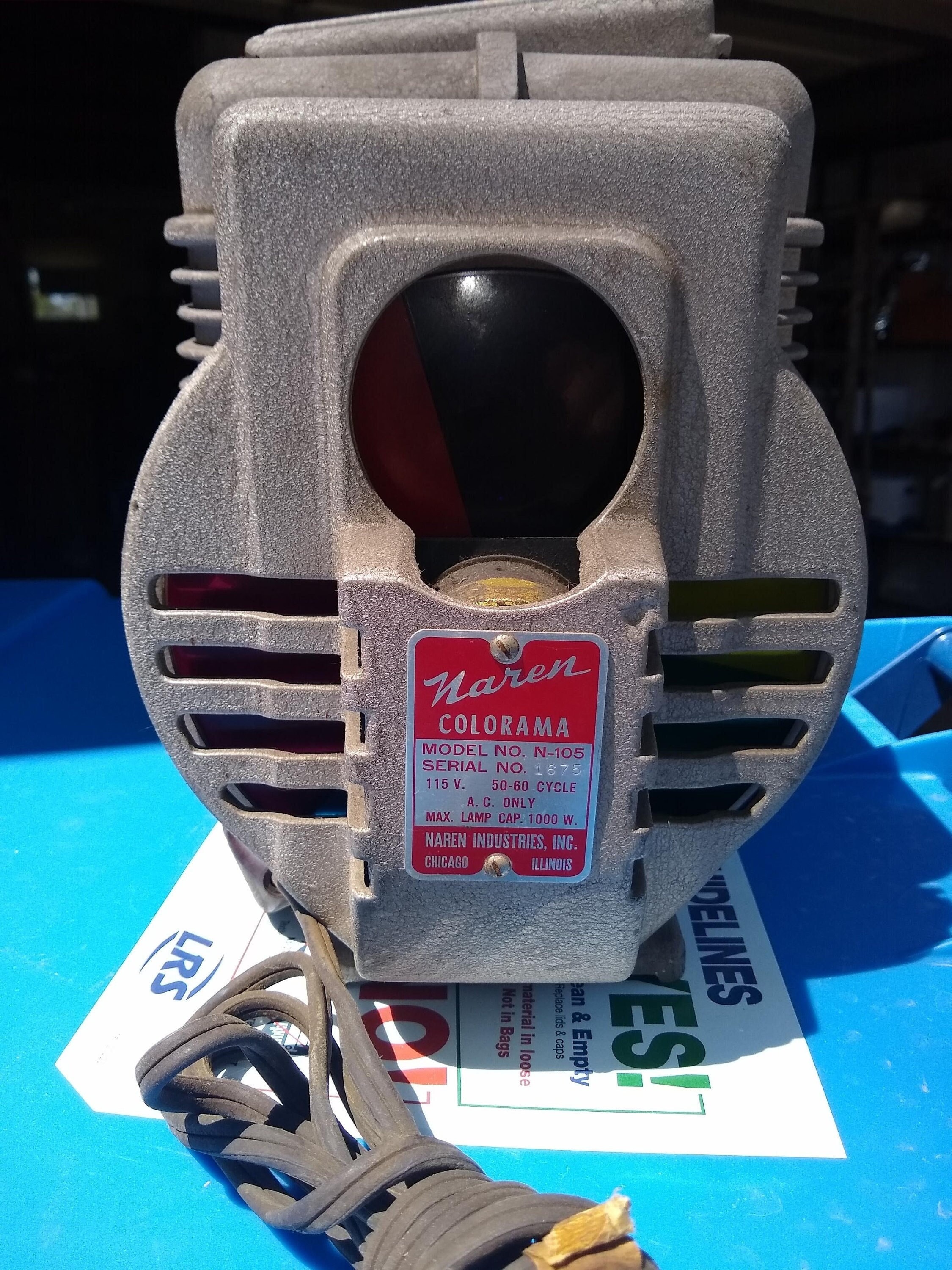 Naran Colorama Rotating Color Display Projector - Etsy