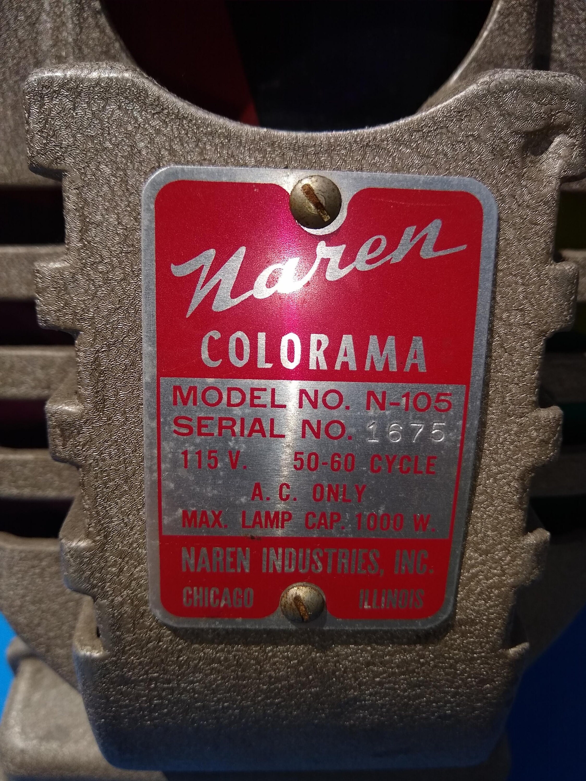 Naran Colorama Rotating Color Display Projector - Etsy