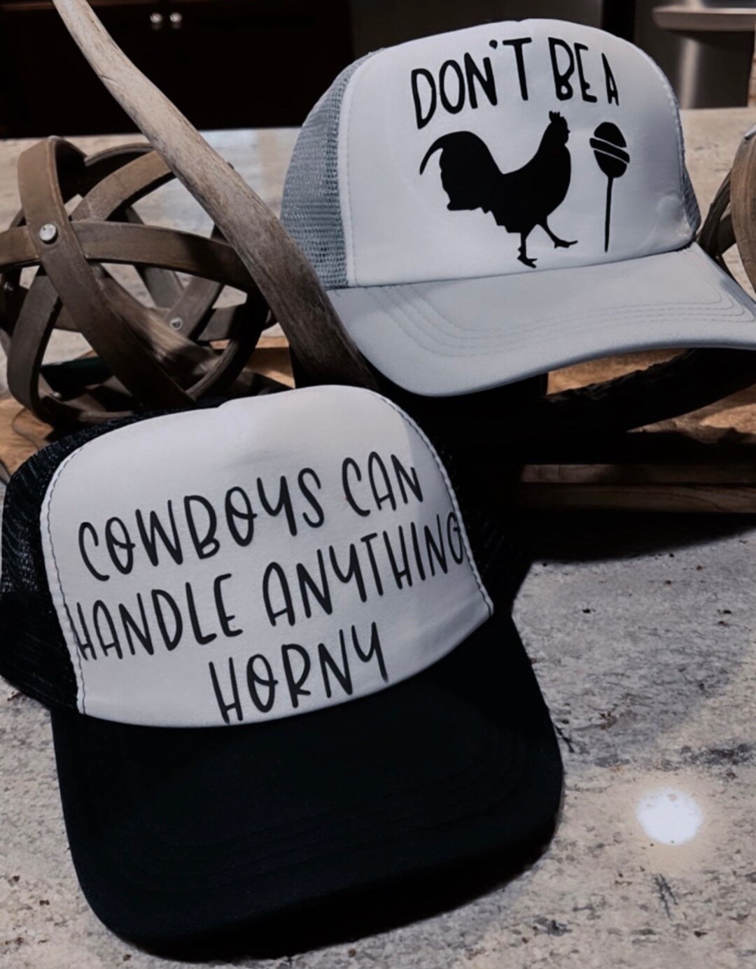 Cowboy Trucker Hat or C**k Sucker Trucker Hat - Etsy