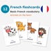 Printable Farm Animals Flash Cards French Vocabulary for Kids - Etsy