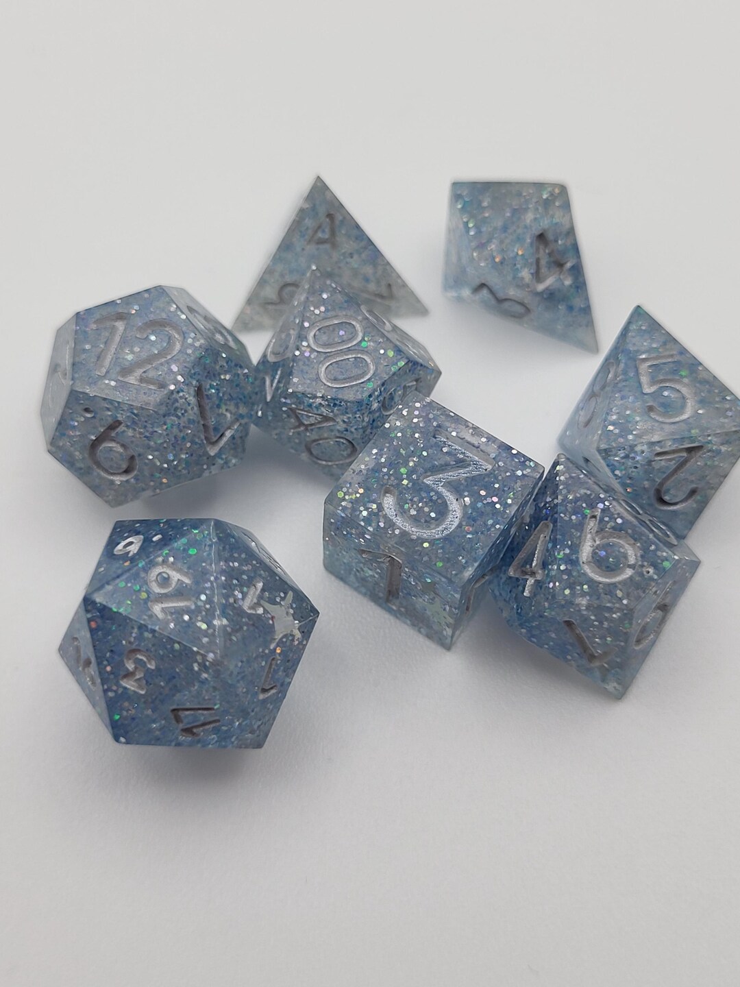 Winter Tundra Mini 8 Piece Dice Set - Etsy