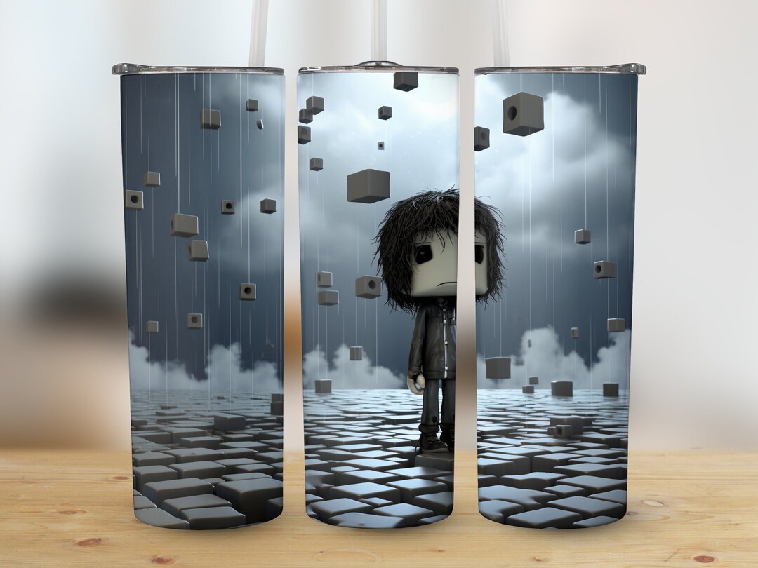 Mournful Emo Tumbler Wrap Sublimation Straight Skinny 20oz Tumbler ...